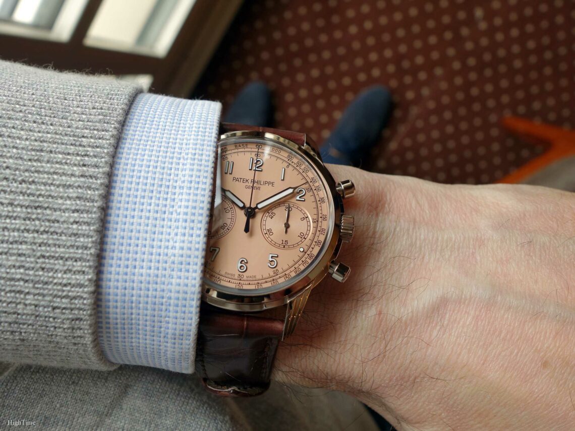 Patek Philippe 5172G Chronograph Salmon dial - Review & Pictures - HIGHTIME