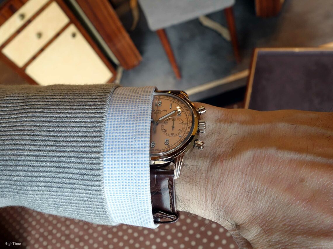 Patek Philippe 5172G Chronograph Salmon dial - Review & Pictures - HIGHTIME