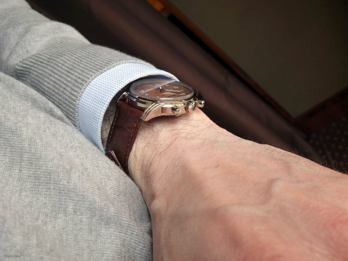 Patek Philippe 5172G Chronograph Salmon dial - Review & Pictures - HIGHTIME